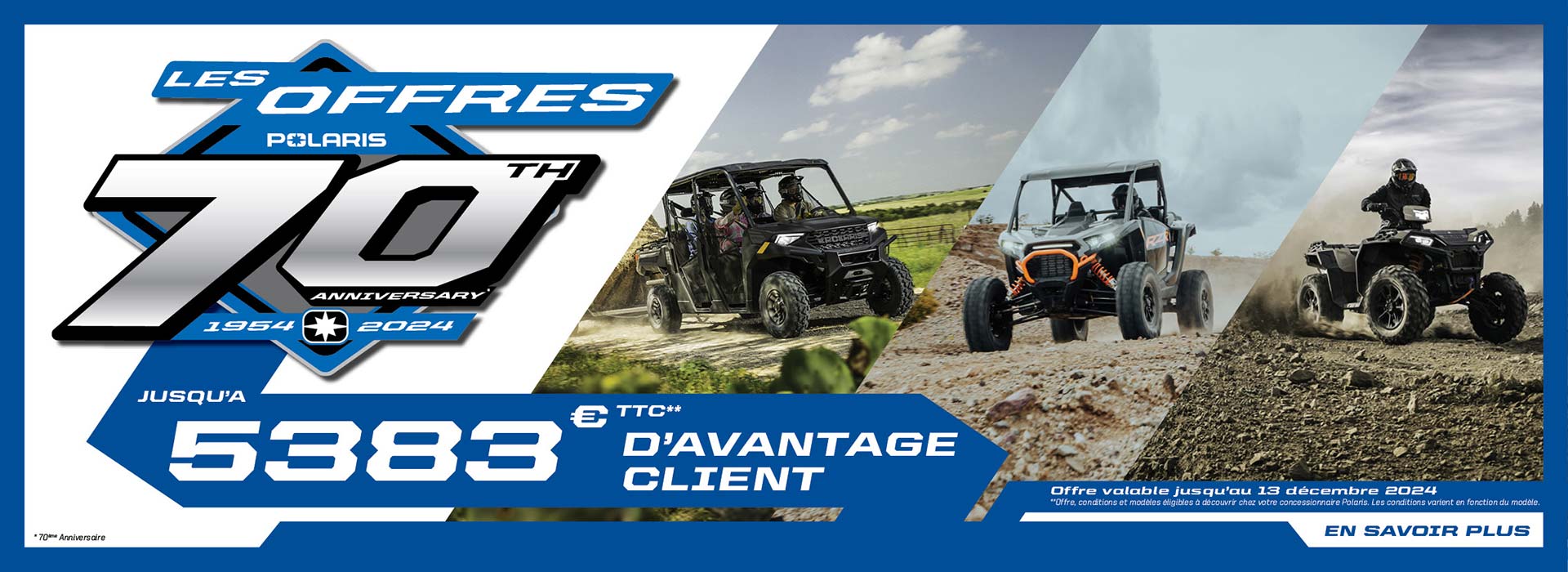 Polaris France: Polaris POLARIS 70TH ANNIVERSARY